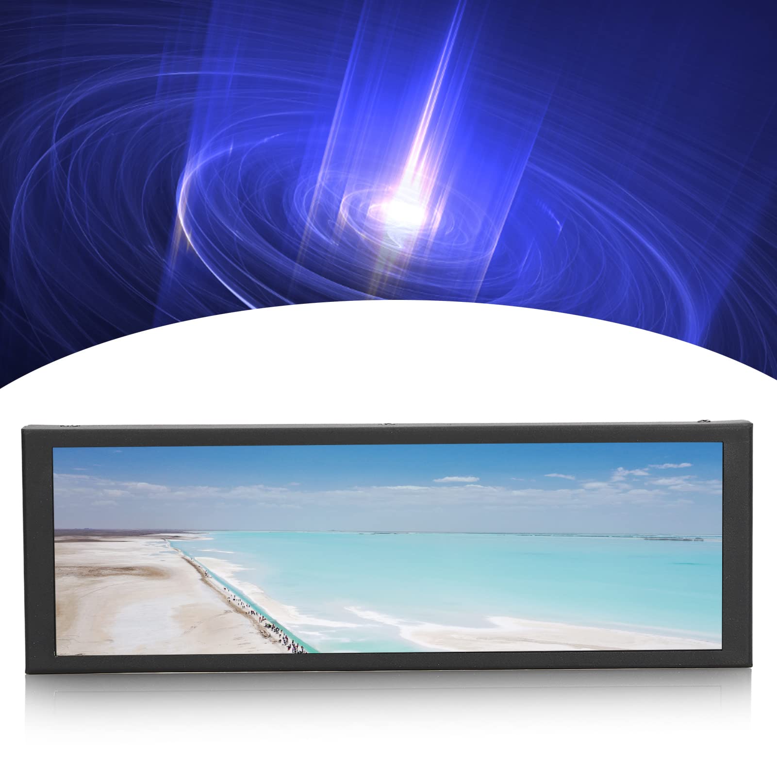 PC Case Sub Screen, Stretch Bar LCD Screen 5:16 16.7M Display Color 60Hz for 3B for CM3 (Capacitive Touchscreen)