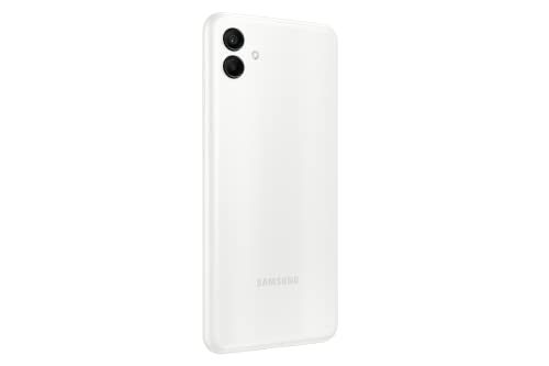 SAMSUNG Galaxy A04 (SM-A045F/DS) Dual SIM,32GB + 3GB, Factory Unlocked GSM, International Version (Fast Car Charger Bundle) - No Warranty - (White)