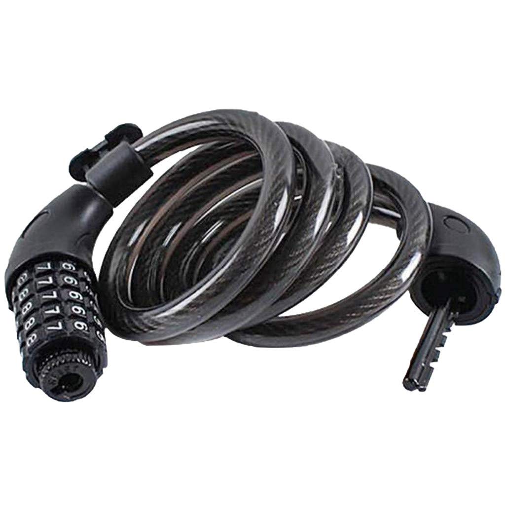 Kids Bike Headlight Steel Anti Lock Lock Wir Bicycle Security for MTB Bicycle Road Password Bike Accessories