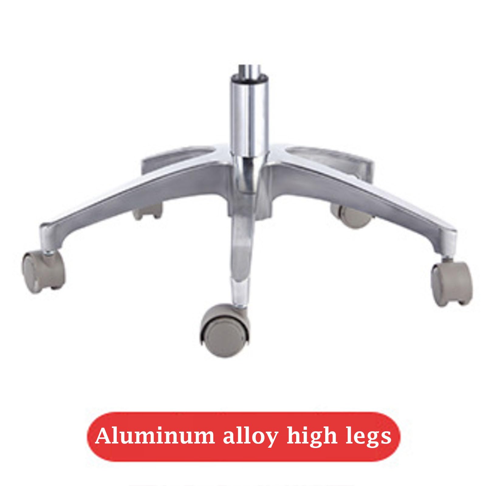 SFKLYU Adjustable Dental Chair, Dental Stool Doctor Chair Microfiber Leather Dental Assistant Stool for Dental Clinics, Offices, Labs,B,48~64CM