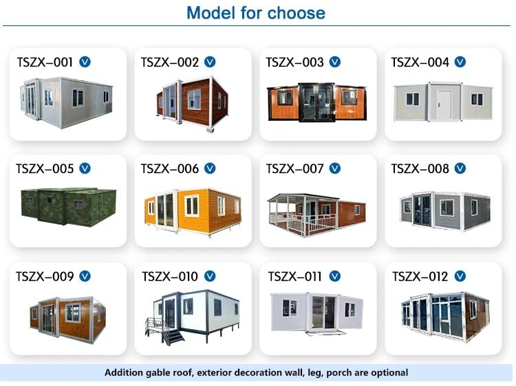 Mini Tiny Houses, Expandable Modular Container House, Cabin Homes,Luxury Living with Portable Convenience