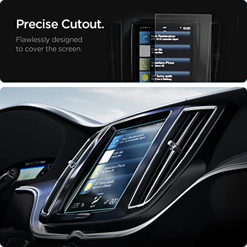 Spigen Tempered Glass Screen Protector [GlasTR Slim] designed for Volvo XC40 (2021-2023), XC60 (2021-2023), XC90 (2021-2023), S60 (2018-2023), S90 (2017-2023), V60 (2019-2023) 8.7" Dashboard Touchscreen - Matte/Anti Fingerprint