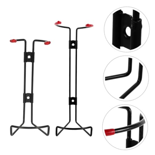 NESTINGHO 4pcs Fire Extinguisher Hanger Fire Extinguisher Hook for Vehicle Fire Extinguisher Wall Bracket Dry Extinguisher Hanger Chemical Extinguisher Bracket Extinguisher Hooks Steel Black
