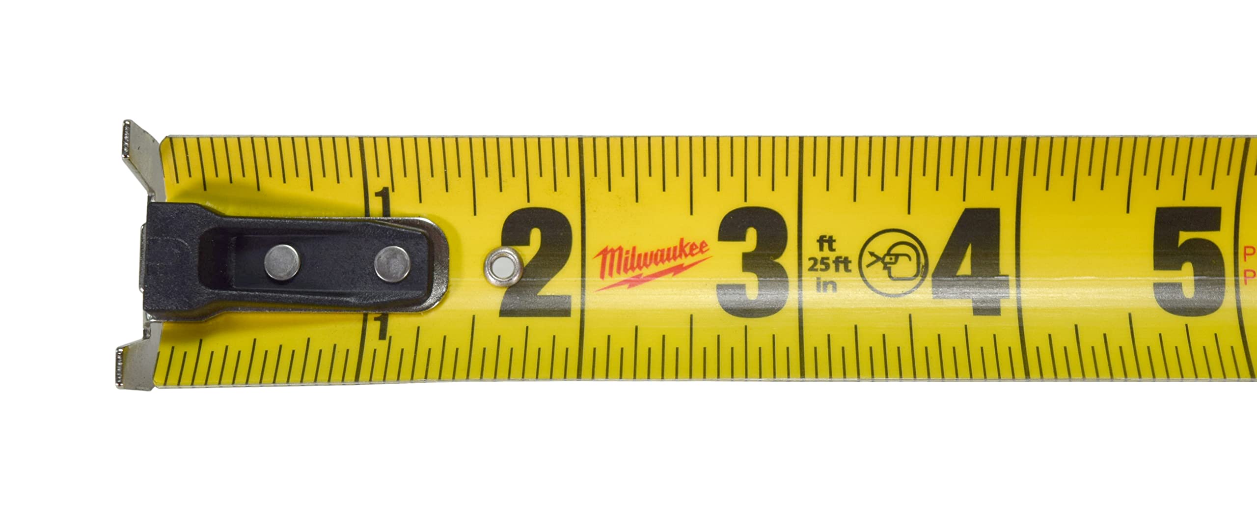 Milwaukee 48-22-9725M 25-Foot Stud Magnetic Tape Measure 2 Pack