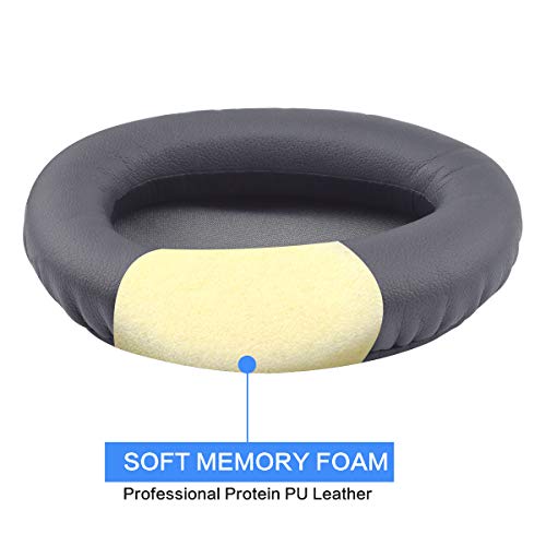 WH-CH700N Replacement Earpads Protein Leather Ear Pad Ear Cushion Ear Cups Ear Cover Earpad Repair Parts Compatible for Sony WH-CH700N Headphone (Black)