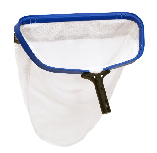 Purity Pool ULSLT Ultra-Lite 18-Inch Lightweight Professional Leaf Rake, Silt Model,Blue/White