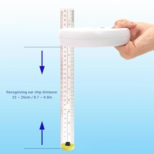Pet Microchip Reader, Animal Microchip Scanner, Pet ID Tag Scanner, with Display, USB Rechargeable, Compact and Portable, for Dog Pet Cat Animal