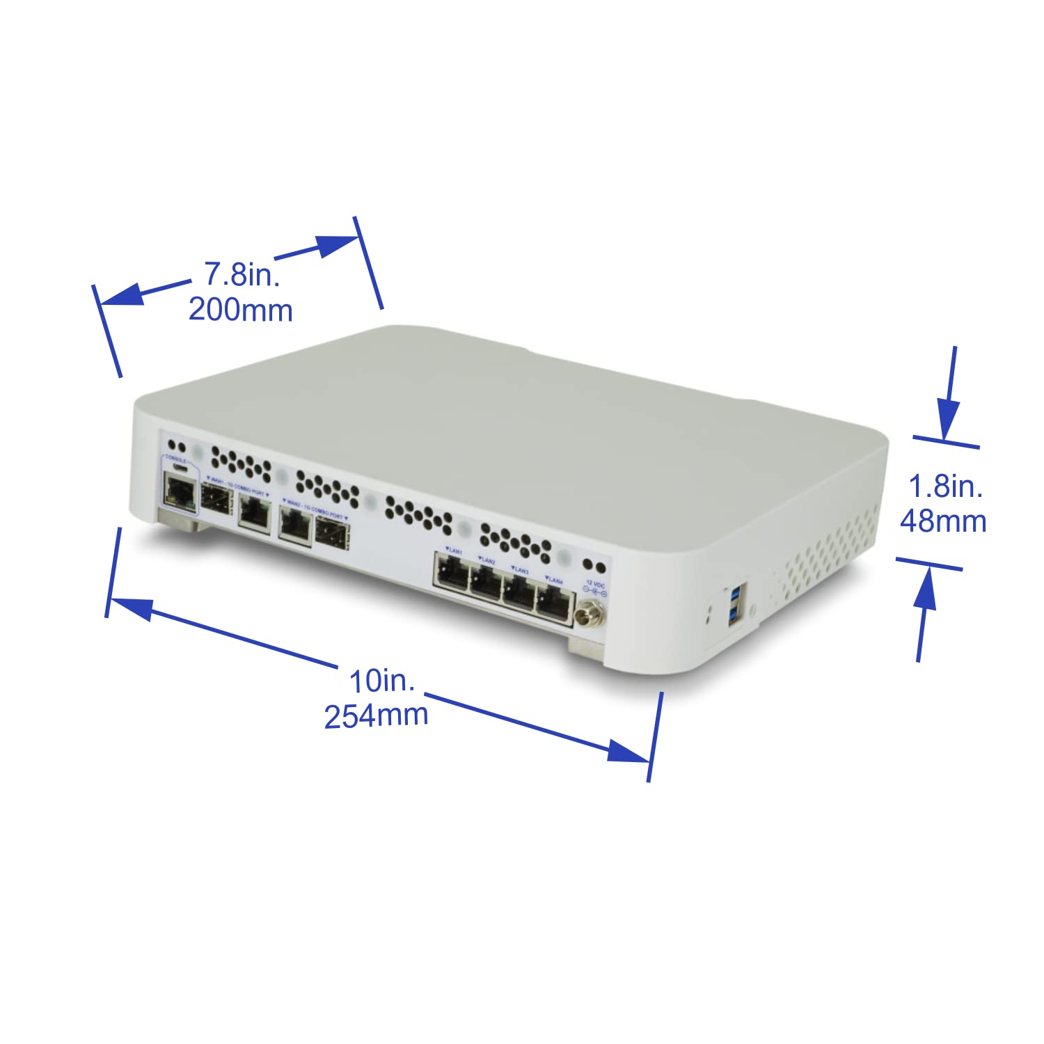 Netgate 4100 MAX w/128gb NVMe and pfSense+ Software - Router, Firewall, VPN w/1-yr TAC Lite Support