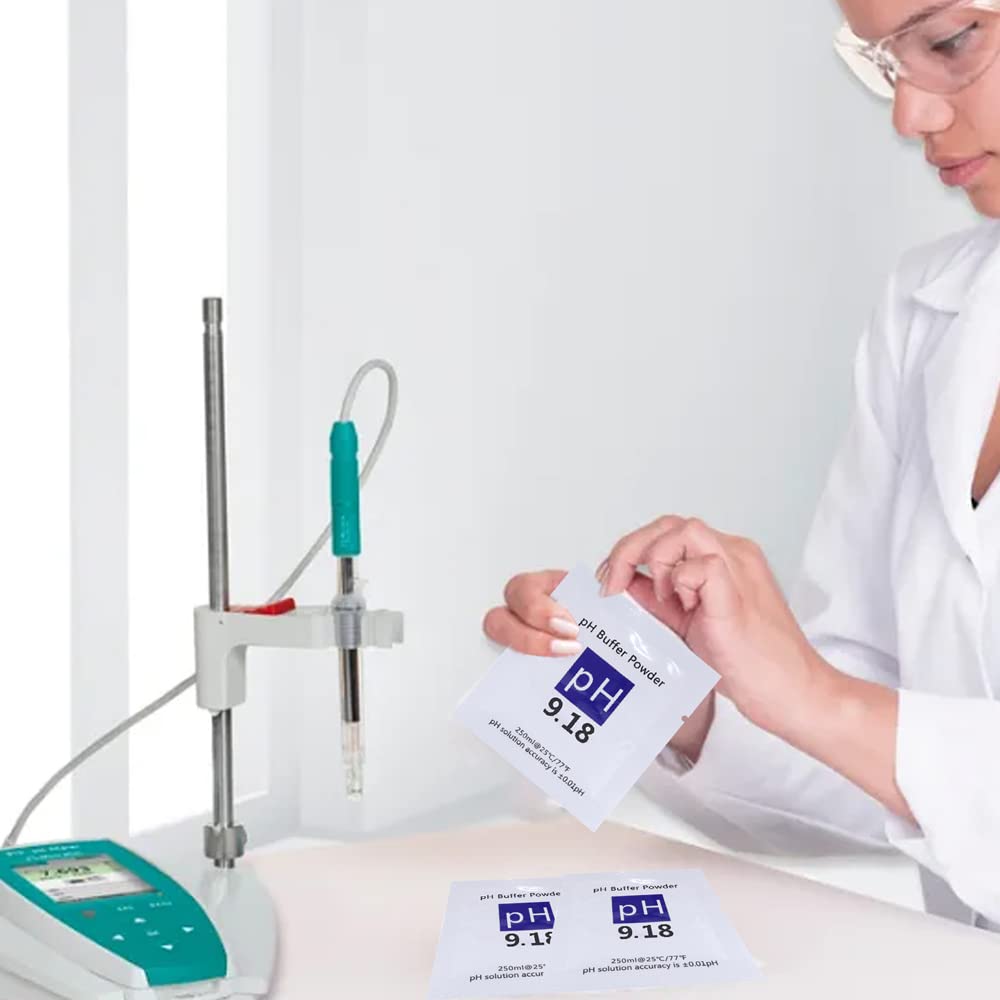 PH Meter Calibration Powder With Durable Moisture-Proof Individual Packet For PH Test Meter 4.00/6.86/9.18