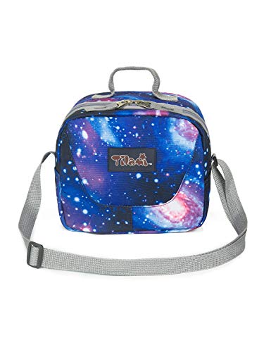 Tilami Rolling Backpack Laptop 18 inch with Lunch Bag, Galaxy