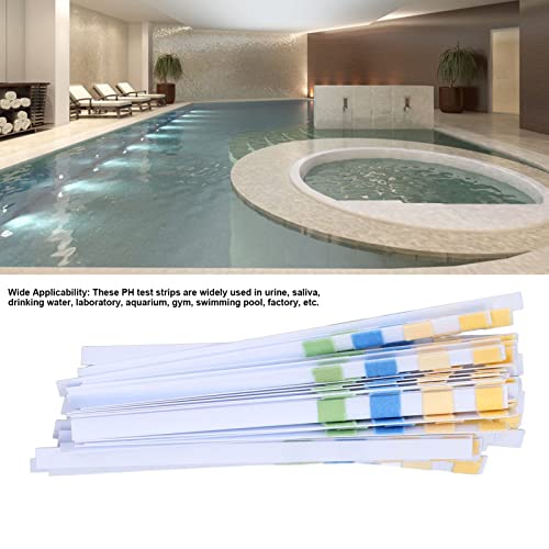 PH Test Strips, 100Pcs Urine Test Strips, 15 Seconds Test Colorimetric Method, PH Strips, for Urine, Saliva, Drinking Water, Laboratory, Aquarium, Gym, Swimming Pool,