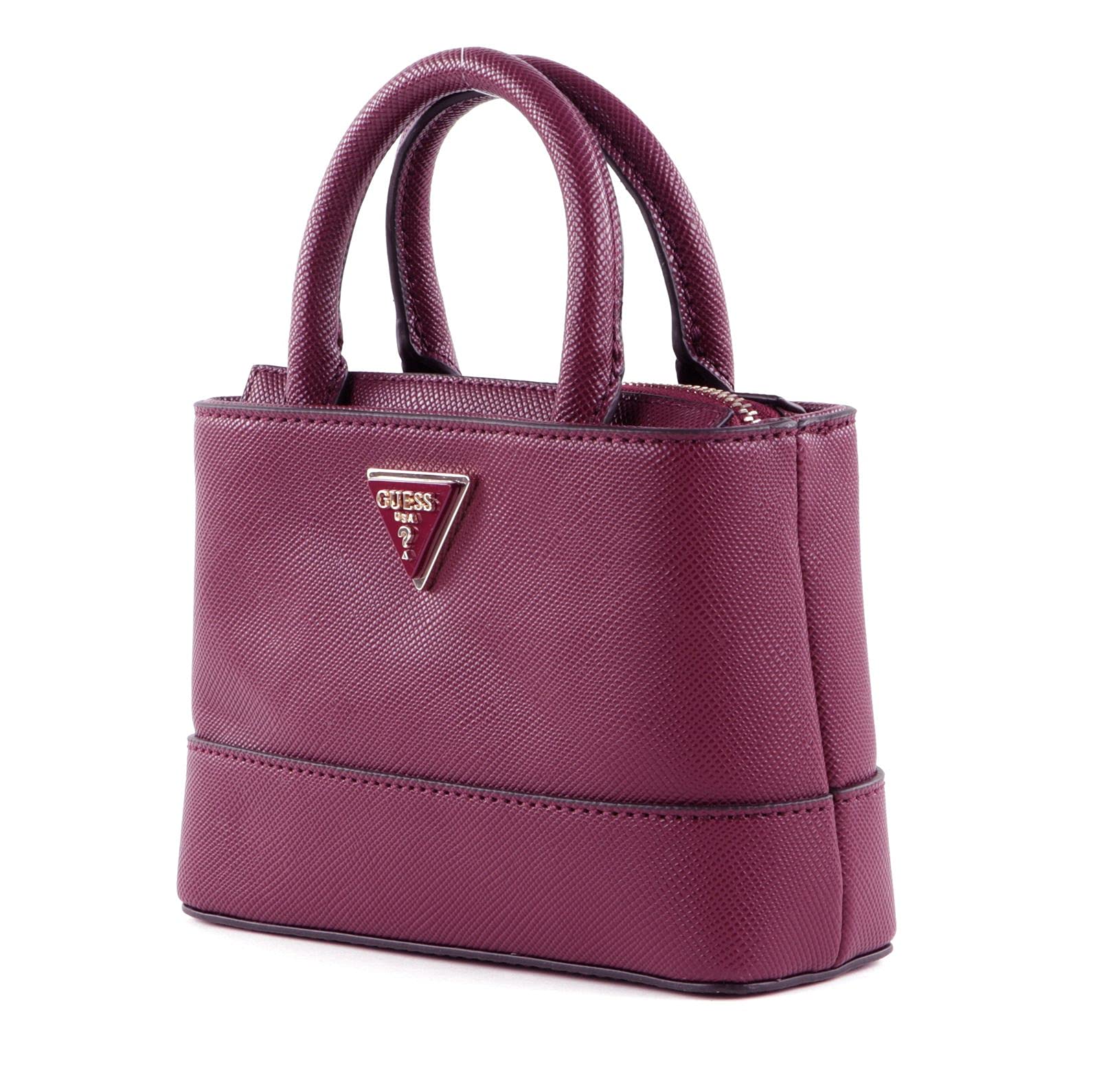 GUESS womens Cordelia Mini Satchel, Burgundy, One size US