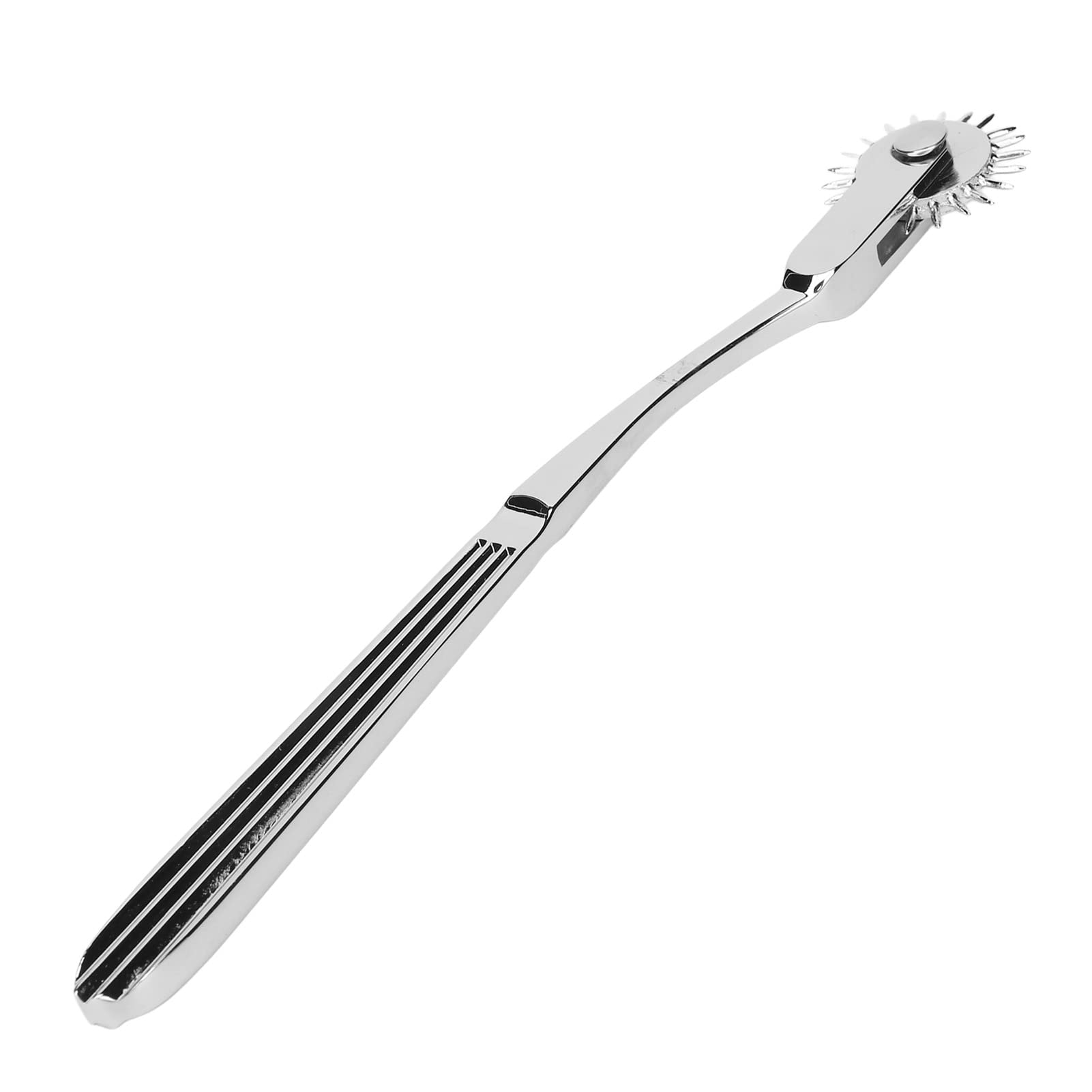 Neurological Pinwheel, Portable Ergonomic Compact Wartenberg Pinwheel 22 Metal Spikes for Acupuncture Point Puncture