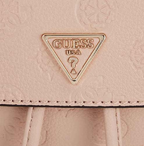 GUESS womens Helaina Flap Backpack, Almond, one size US