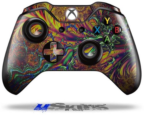 WraptorSkinz Decal Style Vinyl Skin Wrap compatible with XBOX One Original Wireless Controller Fire And Water