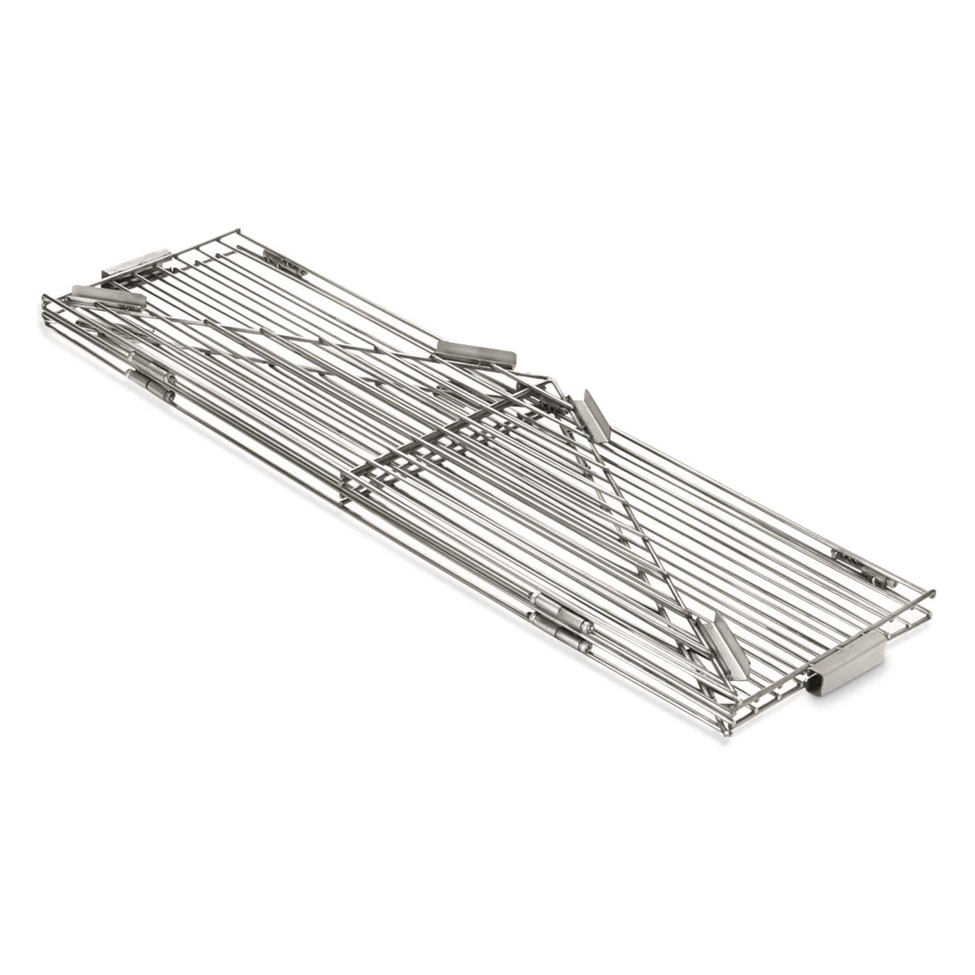 Guide Gear Folding Portable Stainless Steel Grill Grate, Camping Cooking Gear, Campfire Equipment, 36"