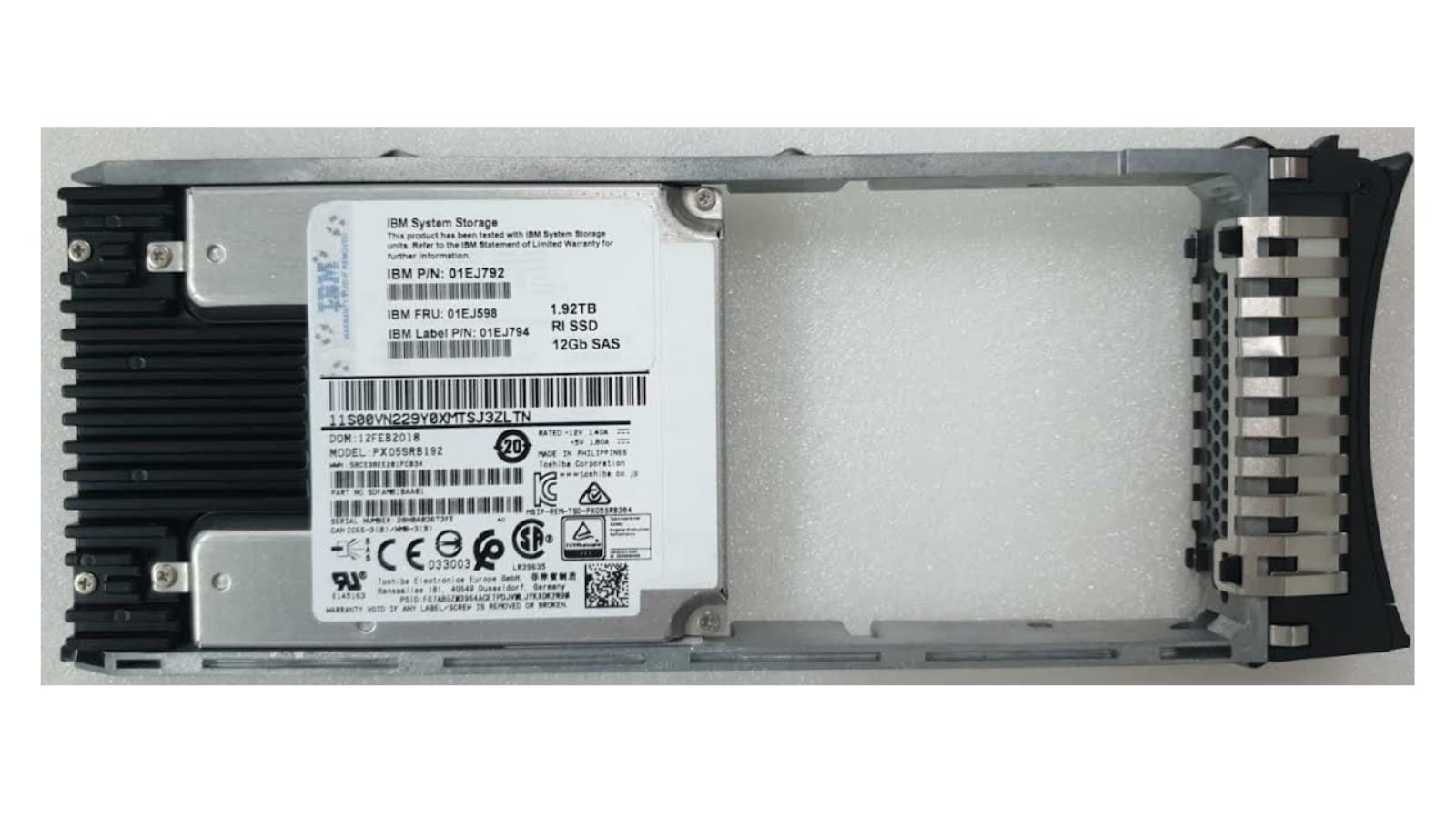 New 01EJ796 01EJ594 1.92TB Flash Drive RI SSD 12GB SAS 2.5" | Free Domestic & International Shipping