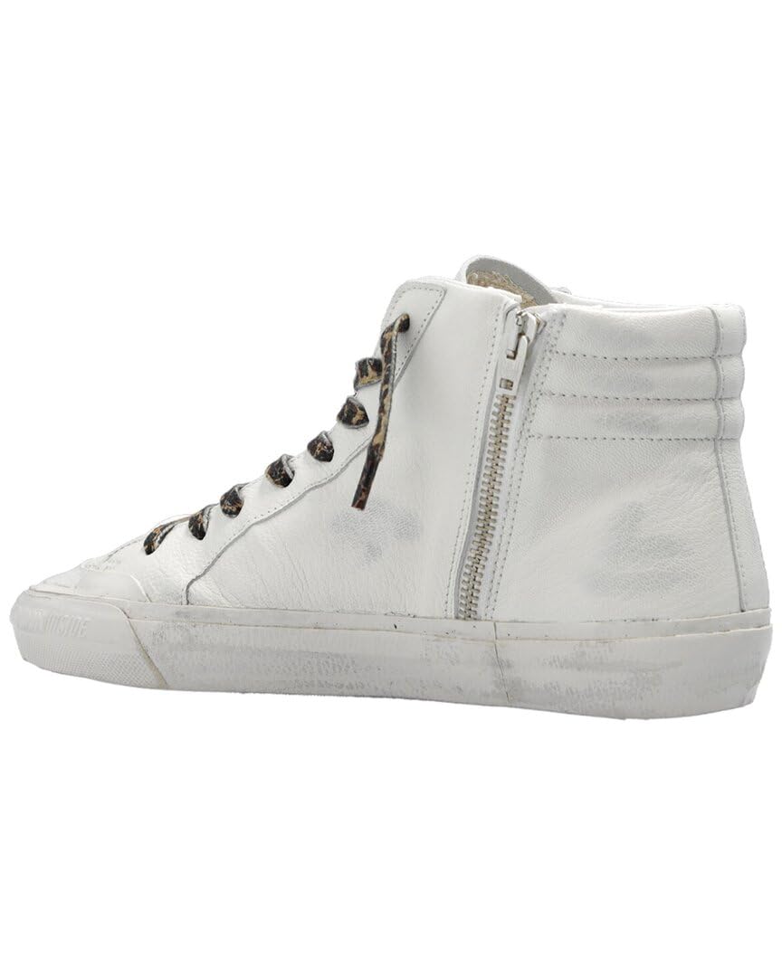 Golden Goose Slide Suede & Leather Sneaker, 36, White