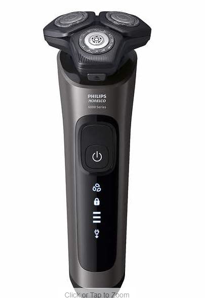 Philips Norelco Shaver 6600 with SenseIQ Technology, Series 6000.SkinProtect Blades, 360° Contour Heads and Smart Hair Sensor