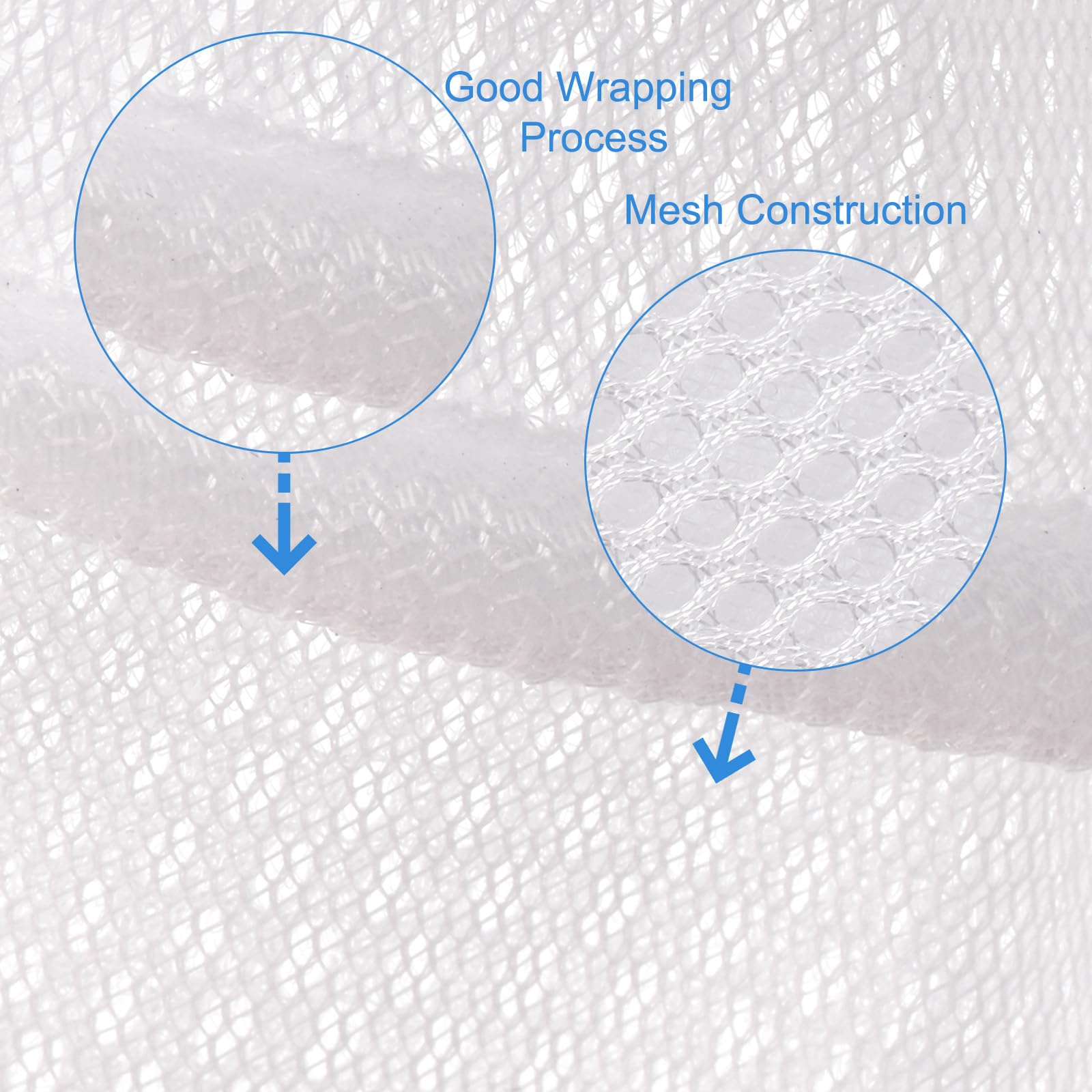 uxcell 4Pcs Bra Washing Bag, 6.3 x 6.7 Inch Cylinder Mesh Laundry Bags for Washing Machine Wash Delicate, Sock, Underwear, Gray