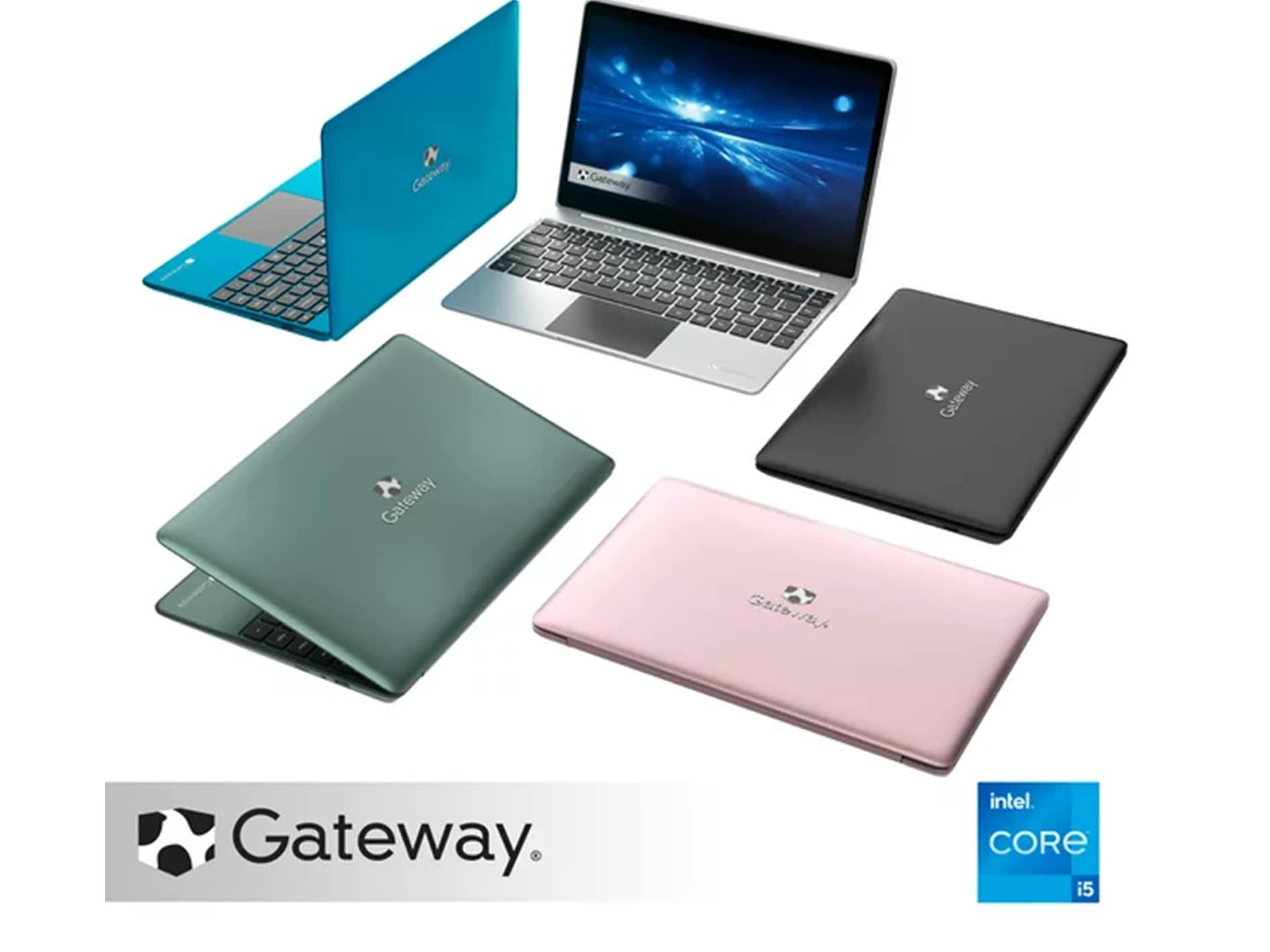 Gateway 2022 14.1โ Ultra Slim IPS FHD Display, Intel Core i5-1135G7 Processor, 16GB RAM, 512GB PCIe SSD, Intel Iris Xe Graphics, Camera, Fingerprint Scanner, Bluetooth, Blue, Win 10, 32GB USB Card