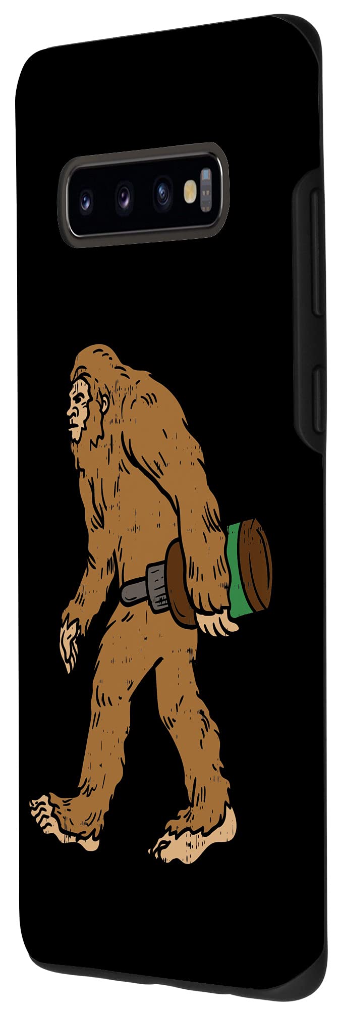 Galaxy S10+ Bigfoot CBD Oil Funny Sasquatch Hemp Cannabis Boys Kids Gift Case