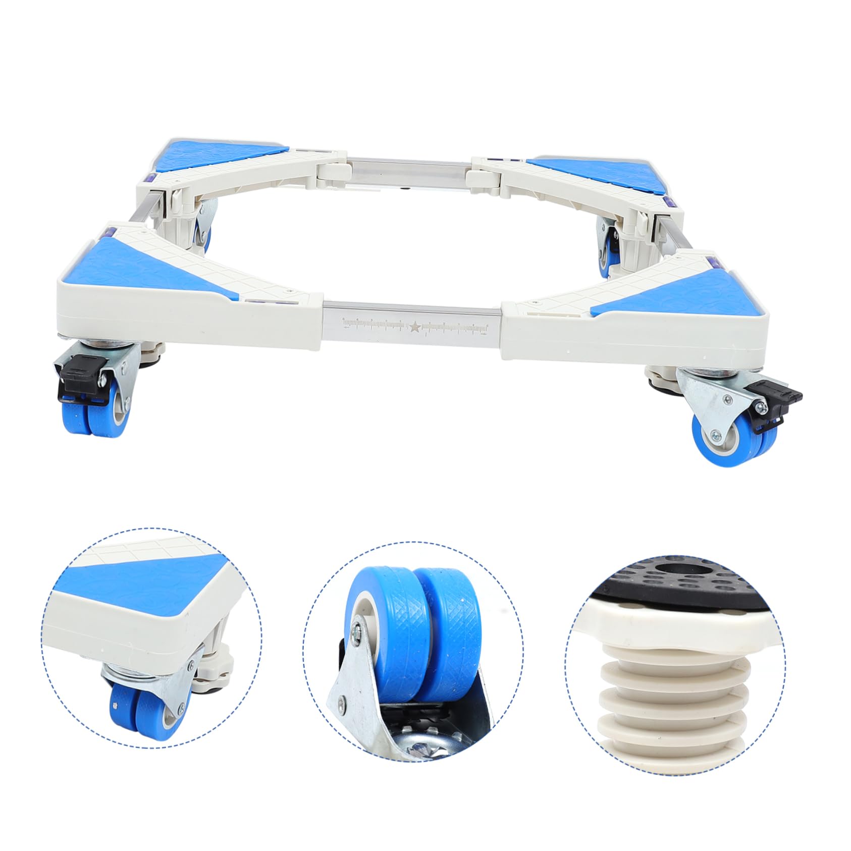 GATHINESS shelf dryer machine washer base stand Fridge Stand Base Fridge Base adjustable washing machine stand frniture moving braces electrical appliance Stainless steel white Kitchenware