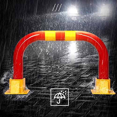 Parking Barrier Parking Lock Double Bar Gantry Parking Lock Garage Space Lock Thicken Anti-Collision Parking Space Lock Manualarchoutdoor(60 * 33cm)