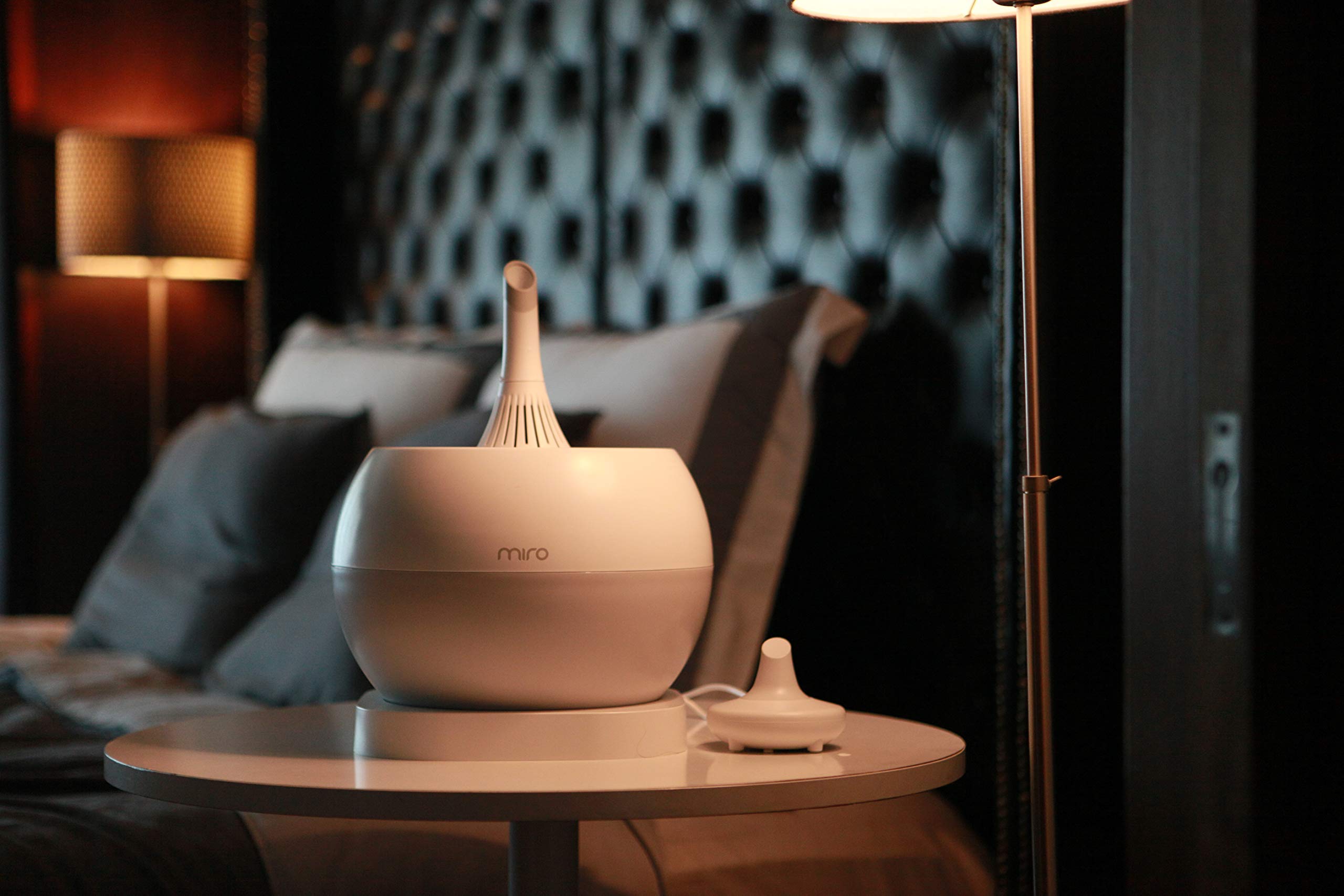 Miro NR07G humidifier - Completely Washable Modular Humidifier, Easy to Clean, Easy to Use, Large Room - Cool Mist, Sanitary, Top-Fill Ultrasonic Humidifier with Whisper Quiet and Powerful Output