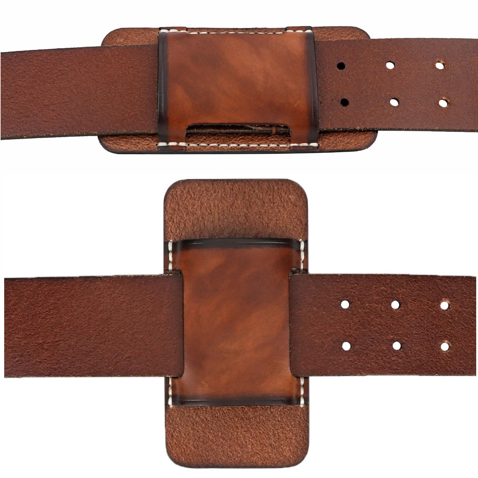 Tourbon Multitool Horizontal and Vertical Carry Leather Sheath for Belt Pocket Holder Carrier EDC Tools Draw Knife Holster Organizer
