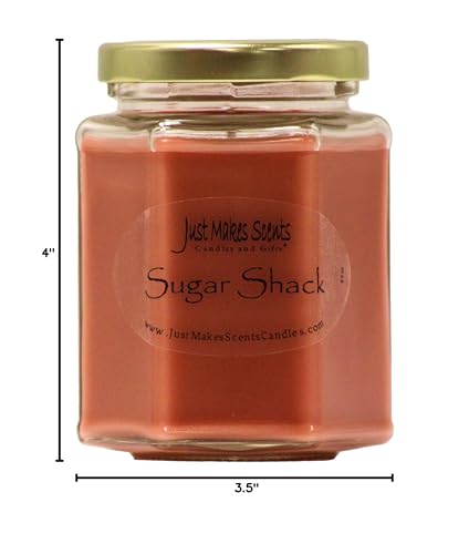 Sugar Shack (Maple, Bourbon & Gunpowder) Blended Soy Candle by Just Makes Scents