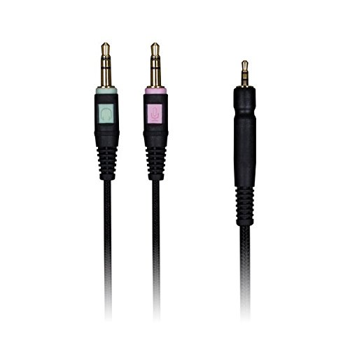 Genuine Replacement UNP PC Cable for SENNHEISER GAME ONE, GAME ZERO, PC 373D, GSP 350, GSP 500, GSP 600, GSP 670, G4ME ONE ZERO Gaming Headphones Headset