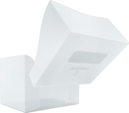 Gamegenic Side Holder 100+ XL Casual Deck Box | Double-Sleeved Card Storage with Flex Card Divider | Premium Card Protector | Cobra Neck Technology | Holds up to 100 Cards | Clear Color | Made