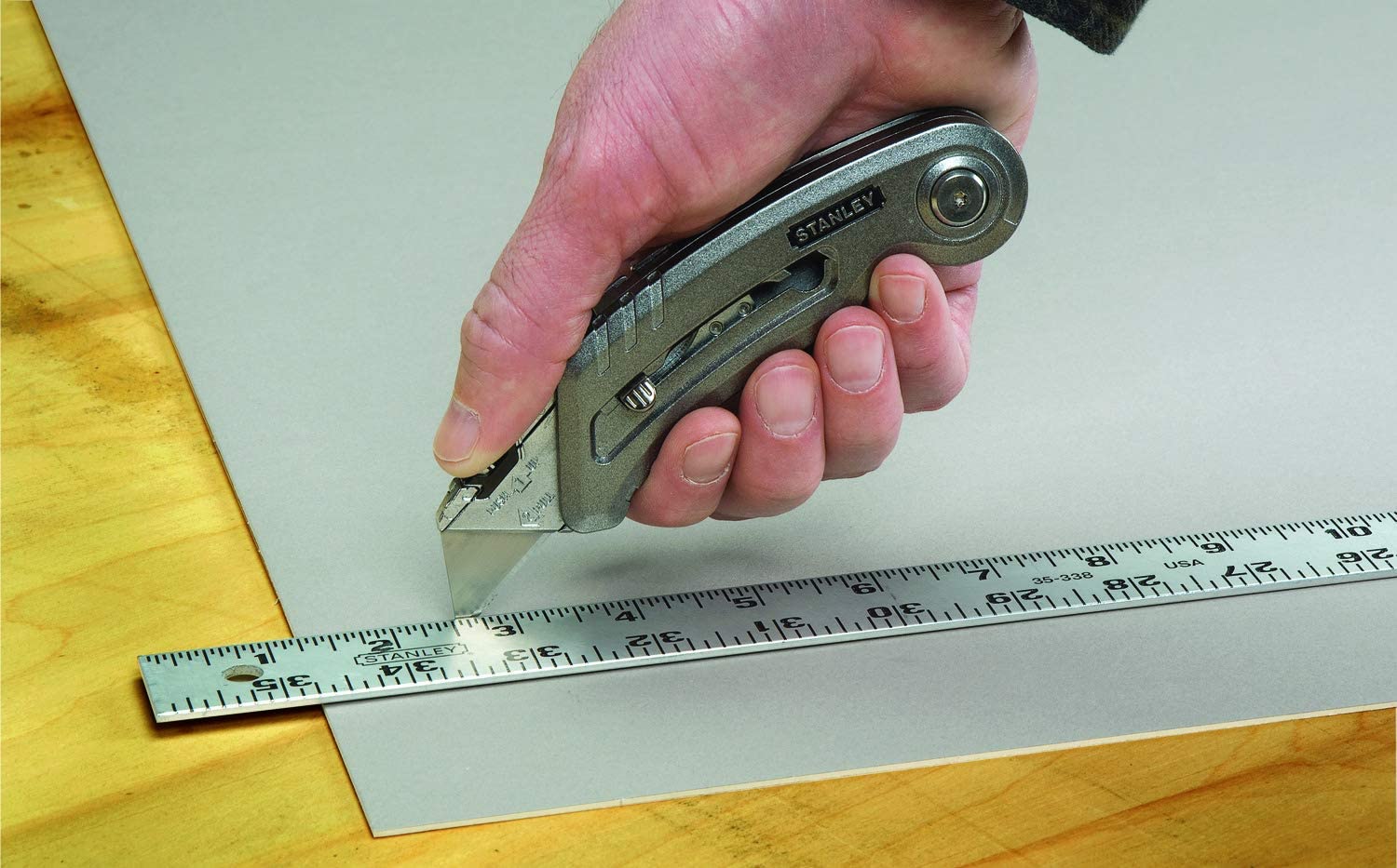Stanley 0-10-813 Sport Knife "Quick slide II", Silver