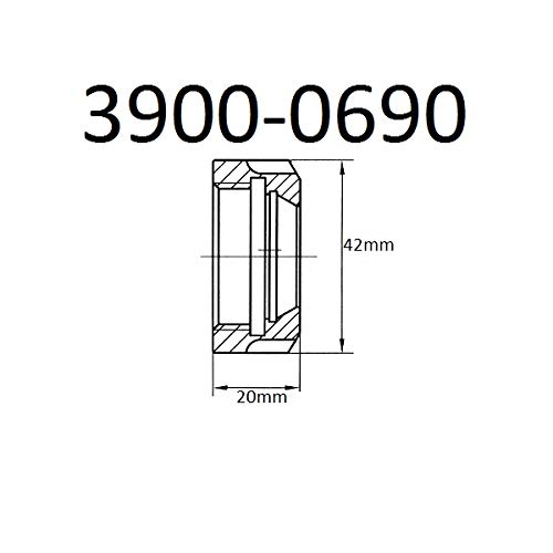 Pro Series by HHIP 3900-0690 Collet Chuck Nut, Um-Type Er25, 18000 RPM