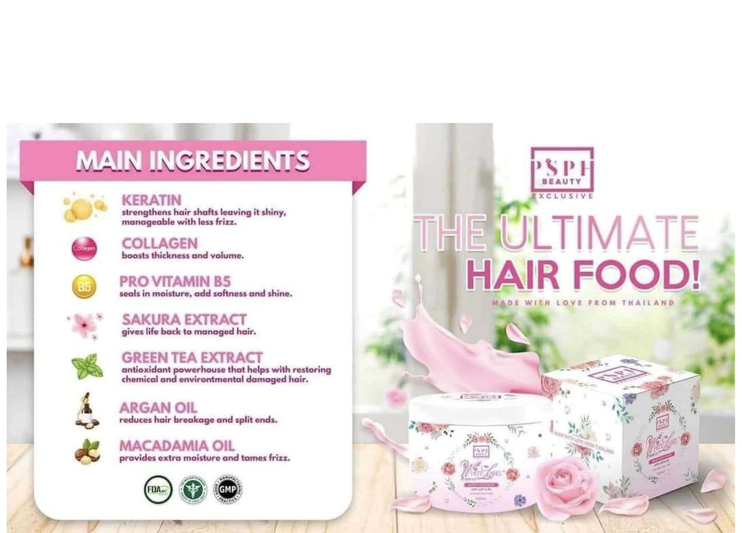 PSPH Beauty White Label Detox Hair Treatment Mask, Hair & Scalp Therapy, 250ml