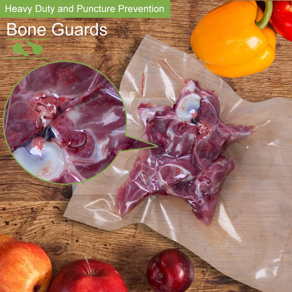MaiFlaFre 8x50 2 Pack Vacuum Sealer Bags Rolls with Commercial Grade, BPA Free, Heavy Duty, Great for Vac Storage, Meal Prep or Sous Vide