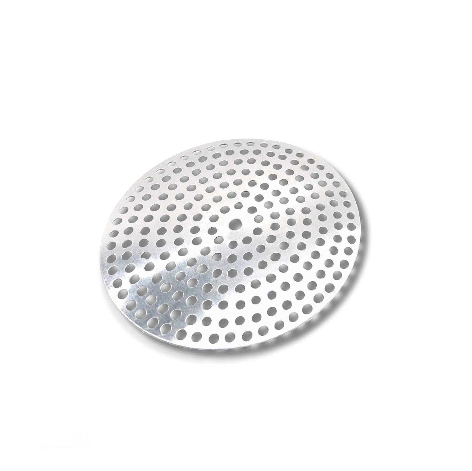 VARNAHOME Clip-Style Aluminium Bath Strainer Flat Guard, for Use As Hair Catcher, 10 Pack