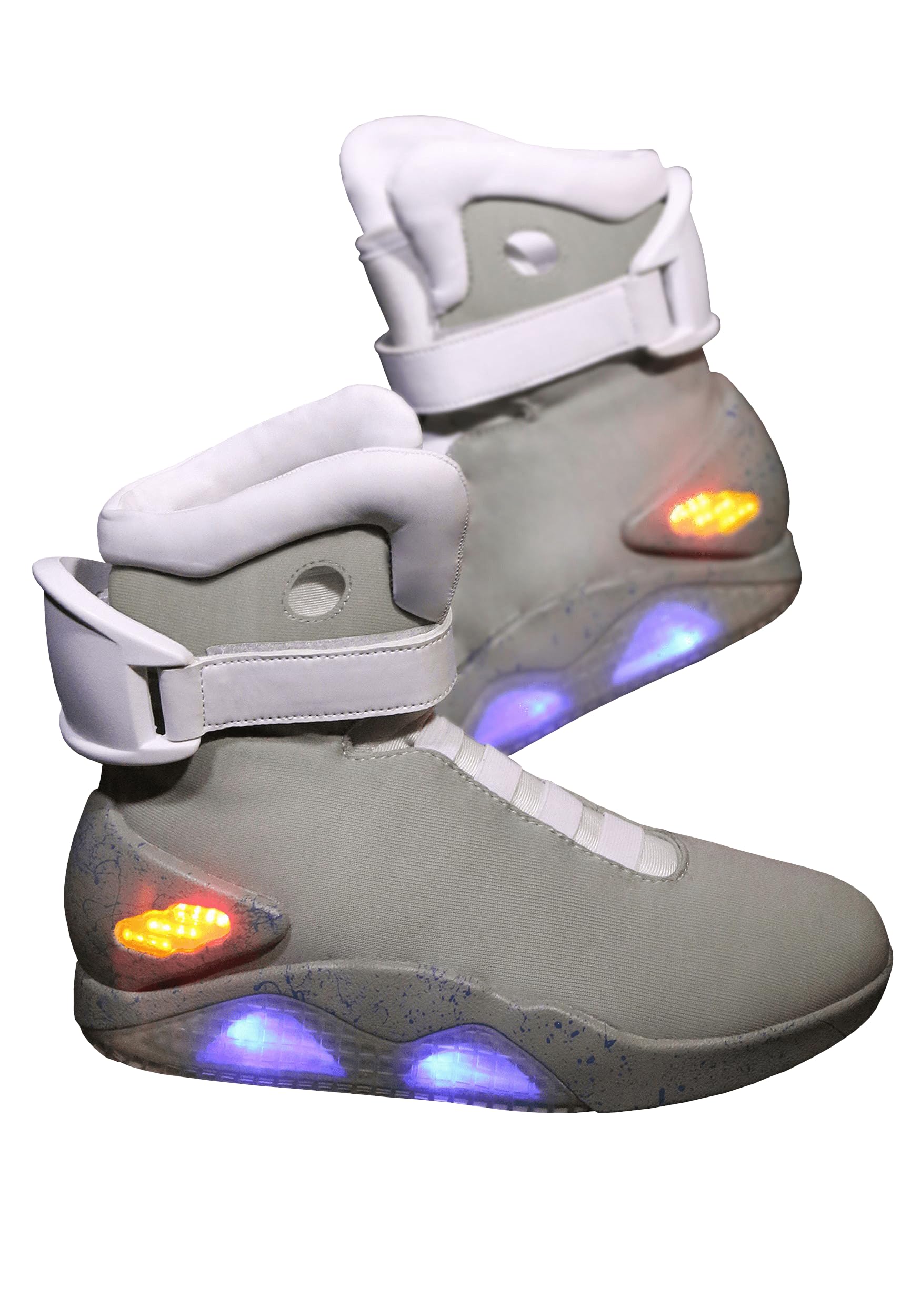 Fun Costumes Back to The Future 2 Adult Light Up Shoes Universal Studios Officially Licensed Size 10 Grey