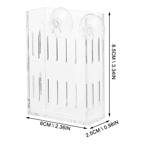 Mipcase Aquatic Plant Cup- Acrylic Fish Tank Water Plants Planter, Aquarium Planter Holder with Suction Cup, Aquarium Fish Tank Frame