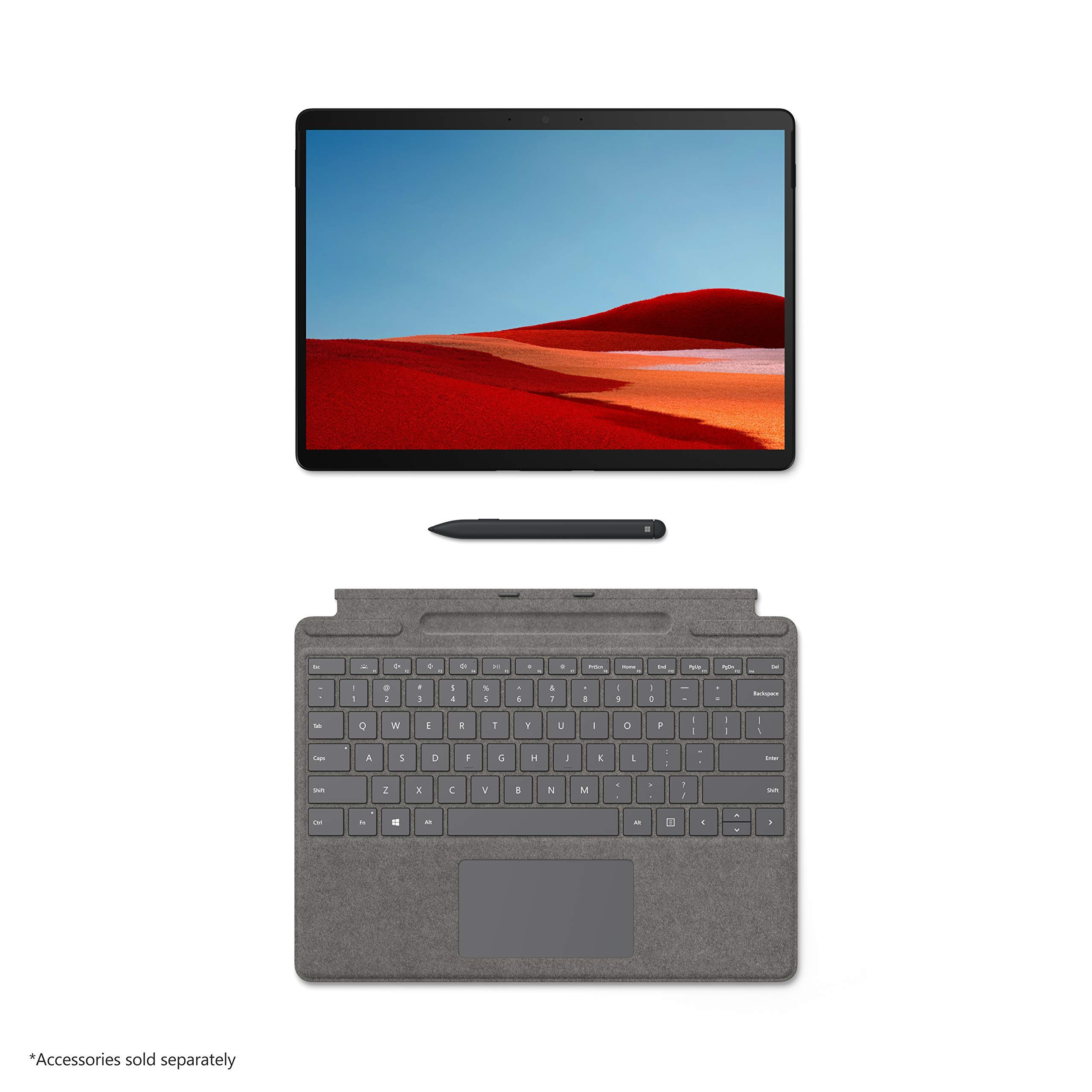 Microsoft Surface Pro X - 13" Touchscreen - SQ 2-16GB Memory - 512GB SSD - WiFi + 4G LTE - Matte Black (Renewed)