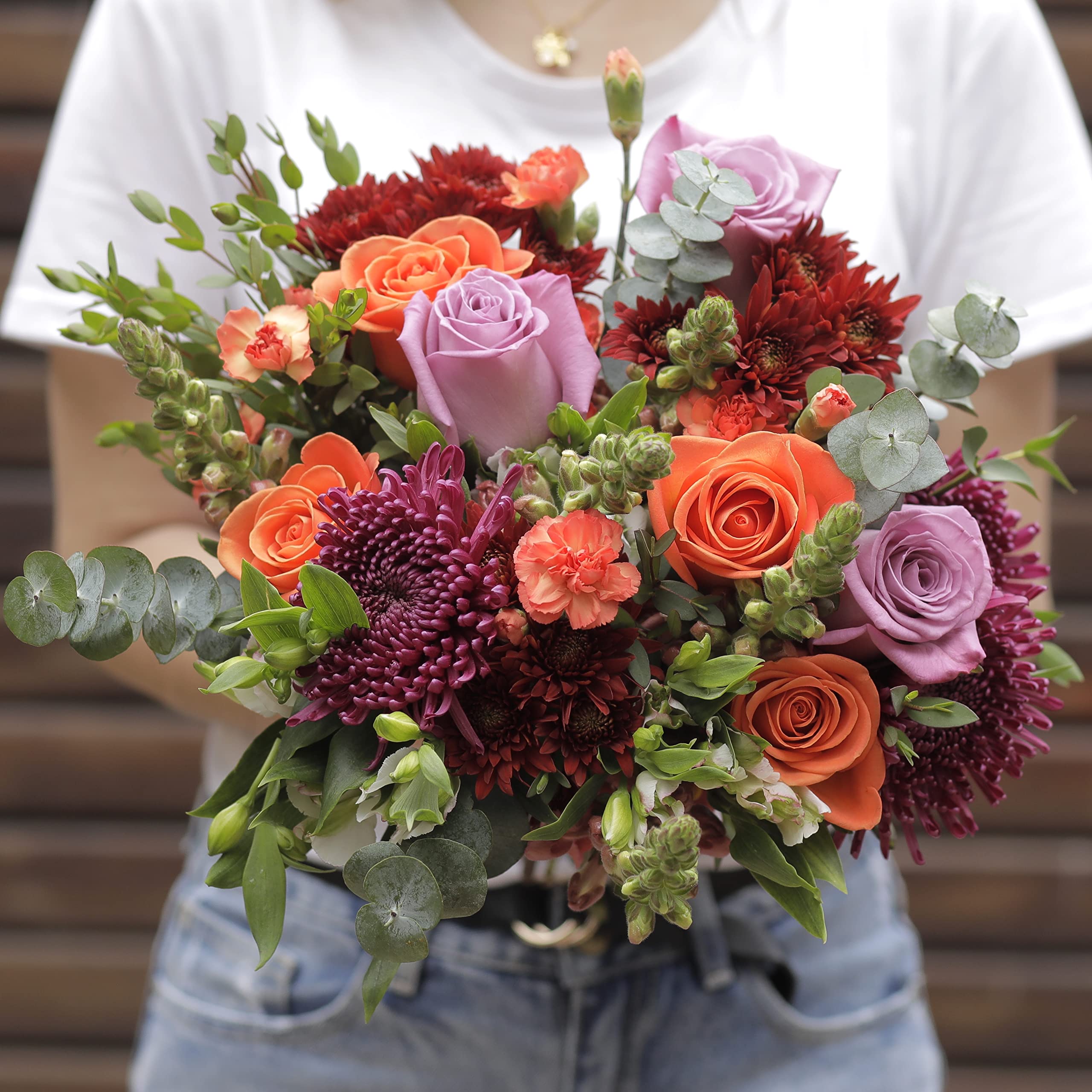 Gift 3 Months of Fresh Flower Bouquets. 20-25 SEASONAL Mixed Flower Varieties, Signature Box Each Delivery.
