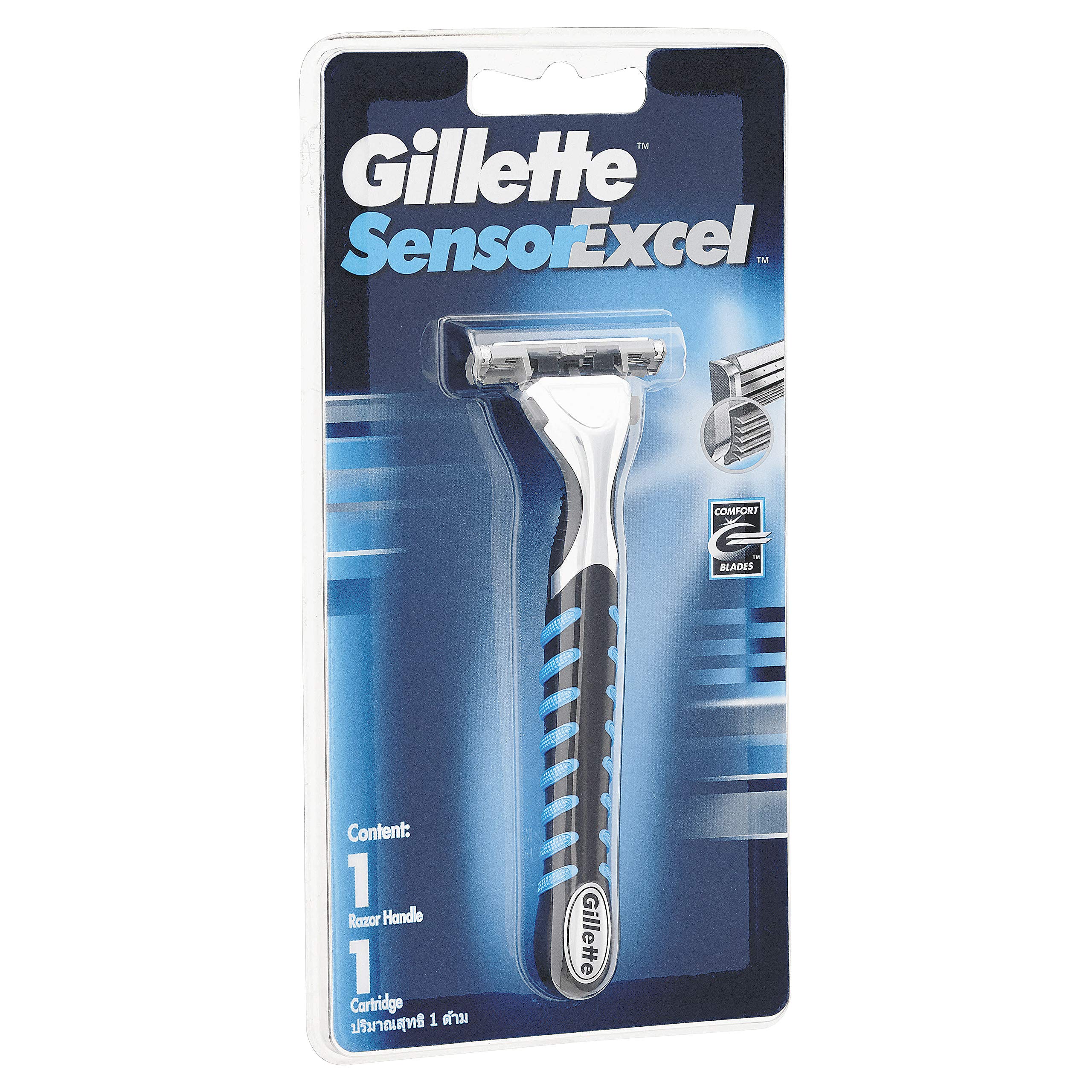 Gillette Sensor Excel Razor with Handle 1 Piece