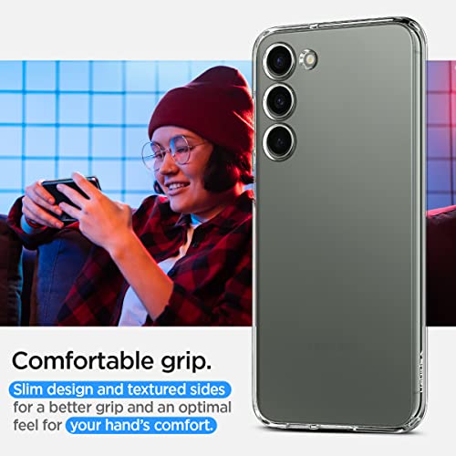 Spigen Liquid Crystal Designed for Galaxy S23 Plus Case (2023) - Crystal Clear