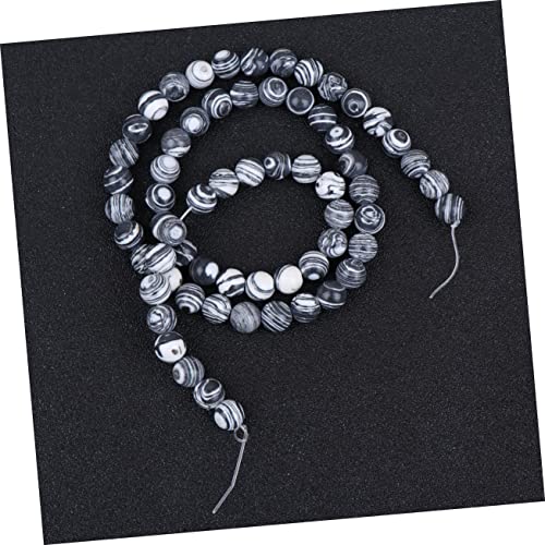 Round Loose Beads 92pcs Crystals Beads Kit Gasket Material Loose Beads for Loose Beads Charms Malachite Gemstone Bead Colored Stone Beads DIY Craft Beads Making Bead Suite Beads