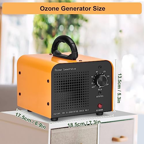 PNKKODW Ozone Generator 24000mg/h Ozone Machines for Home and Commercial Use Car Basement Offices Smoke and Pet Room