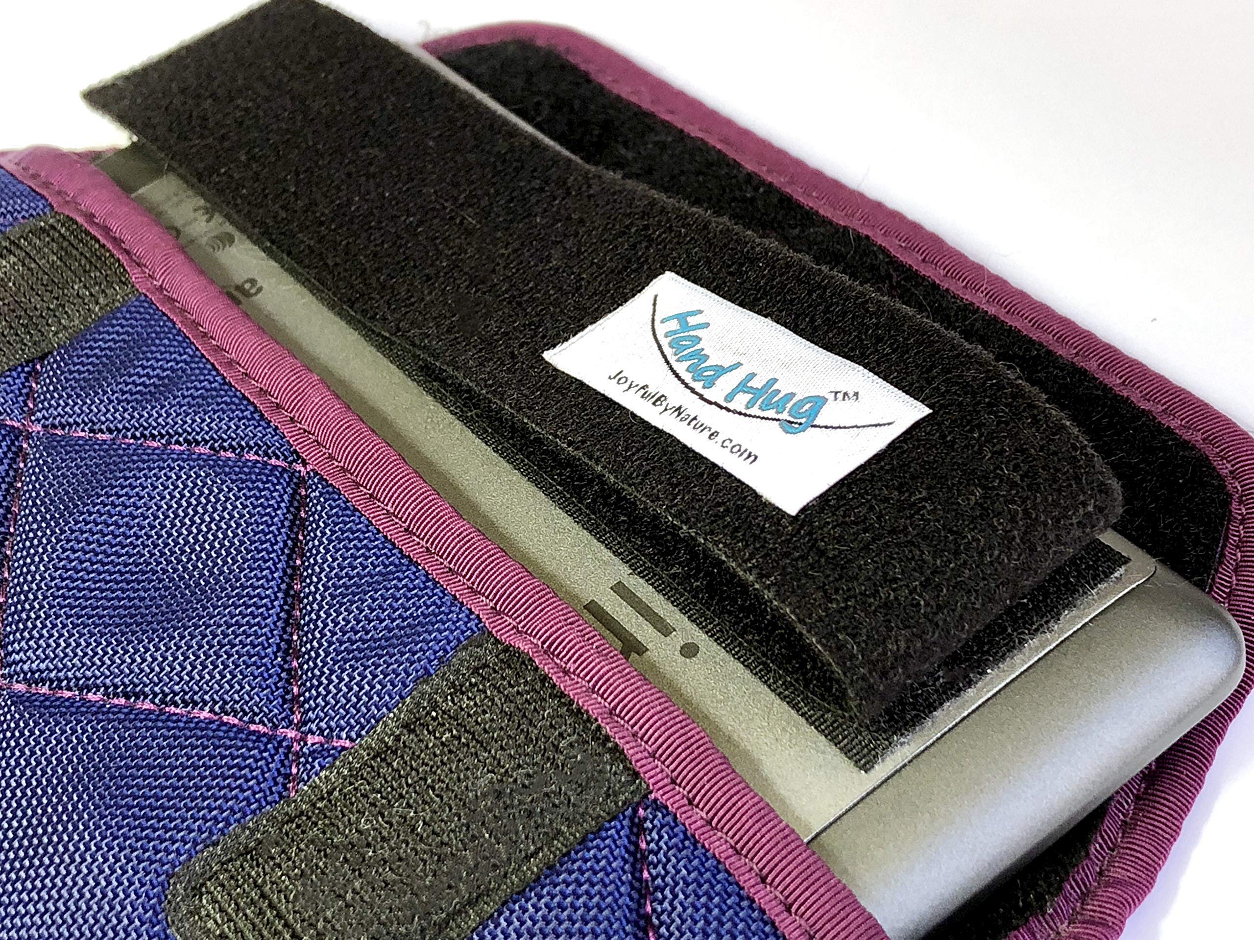 HandHug™ Tablet Grip for Kindle, Nook, Small Tablet – Sleek Portable Handle Strap for Convenient One-Handed Hold and Tap