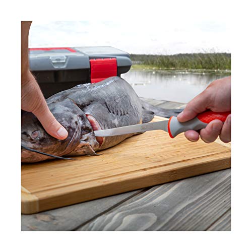 Maxam Wild Fish 6 Piece Fish Fillet Knife Set, Multipurpose Set Ideal for Cleaning Fish and Many Other Kitchen Tasks
