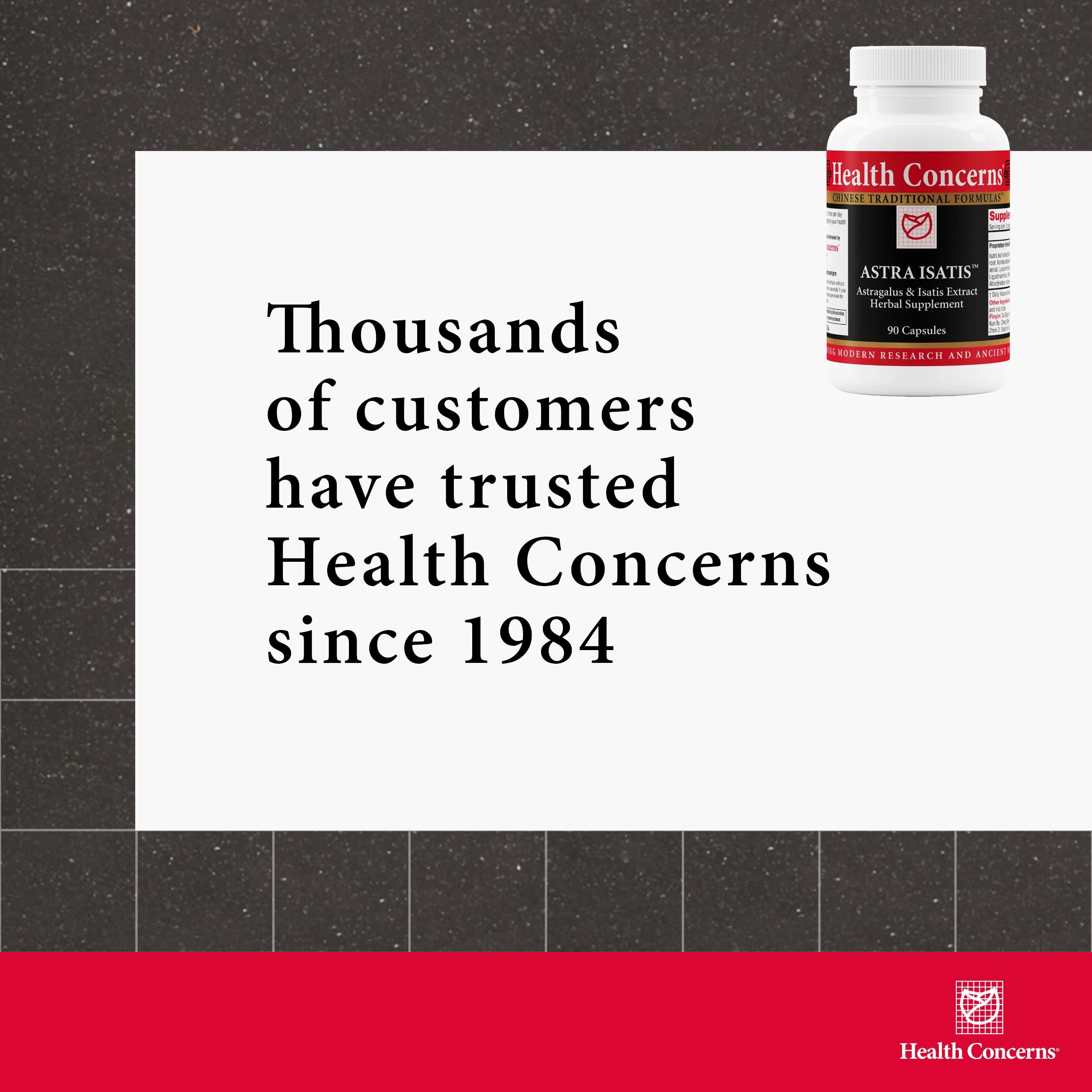 Health Concerns Astra Isatis - Immune Defense & Respiratory Support Supplement - 90 Capsules