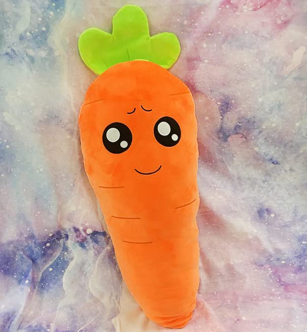 XIZHI 27 5/8inch Carrot Hugging Pillow, Kids Pillows Plush,Cute Stuffed Animals Doll Toy Gifts,for Bedroom, Sofa, Office Decoration